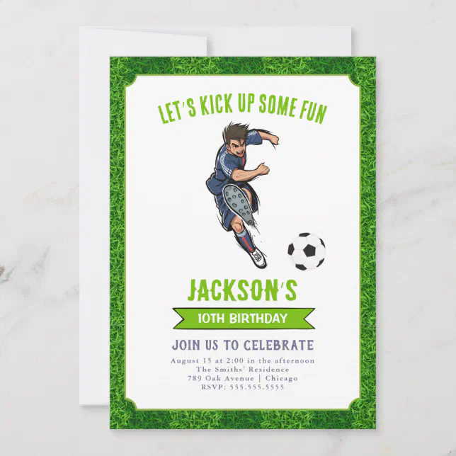 Football Birthday Party Invitation | Zazzle