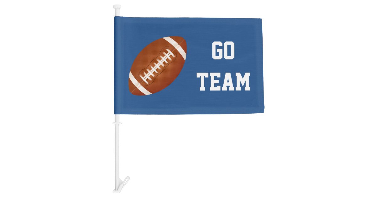Football Car Flag | Zazzle