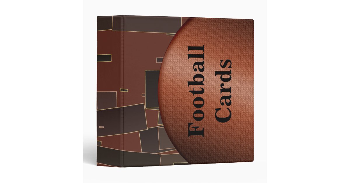 Football Cards Binder | Zazzle