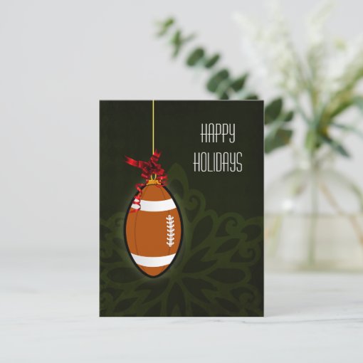 football Christmas Cards | Zazzle