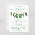 Football Clothesline Birthday Party Invitation | Zazzle