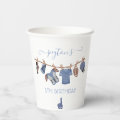 Football Clothesline Birthday Party Paper Cups | Zazzle