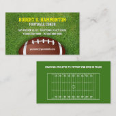 Football Coach Business Card | Zazzle