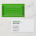 Football Coach Business Card | Zazzle