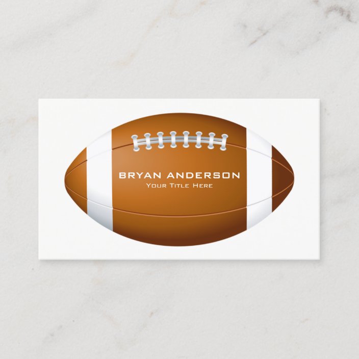 Football Coach Business Card | Zazzle.com