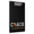 Football Coach Custom Name Clipboard | Zazzle