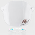 Football, Custom Text Personalized Sports Face Shield | Zazzle