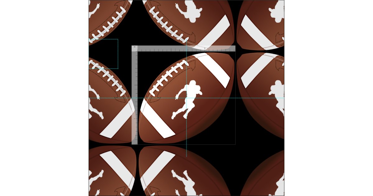 Football Design Fabric | Zazzle