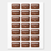 Football Design Matchbox Favor Matchboxes | Zazzle