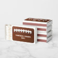 Football Design Matchbox Favor Matchboxes | Zazzle