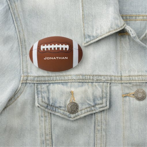 Football Design Name Tag | Zazzle