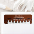 Football Design Return Address Labels | Zazzle