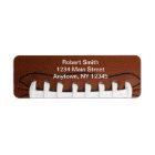 Football Design Return Address Labels | Zazzle