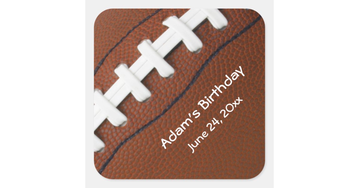 Football Design Sticker | Zazzle