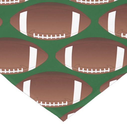 Football Design Table Runner | Zazzle
