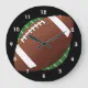 Football Design Wall Clock | Zazzle