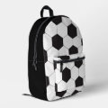 Football Fan Back to School Printed Backpack | Zazzle