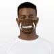 Football Fan Customizable Football Team Color Adult Cloth Face Mask ...