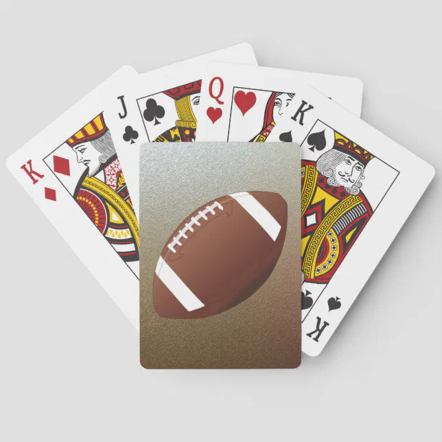 Football Fan Playing Cards | Zazzle