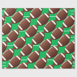Football Fan Sports Coach Wrapping Paper | Zazzle