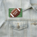 Football Field Ball Design Name Tag | Zazzle