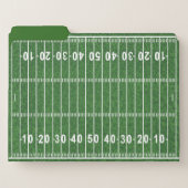 Football Field Design File Folders Set | Zazzle