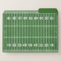 Football Field Design File Folders Set | Zazzle