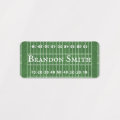 Football Field Design Name Tags Labels | Zazzle
