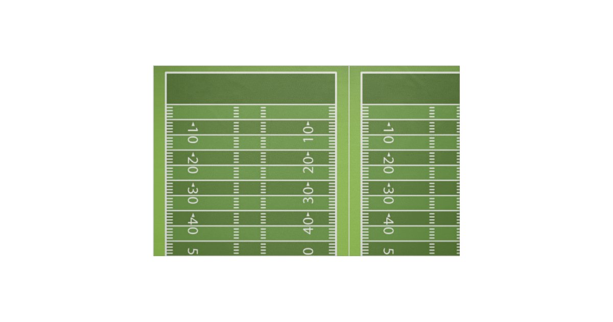Football Field Fabric | Zazzle