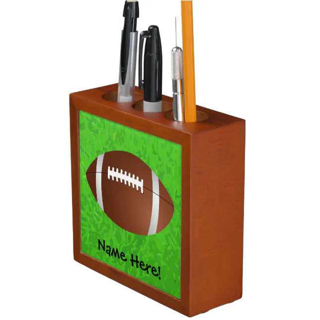 Football Field Junior Varsity Desk Organizer | Zazzle