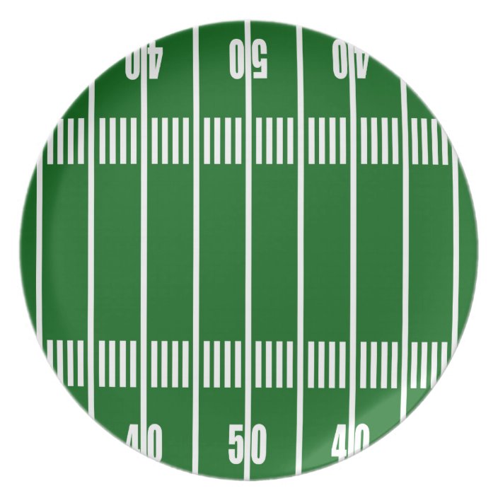 Football Field Plate | Zazzle.com