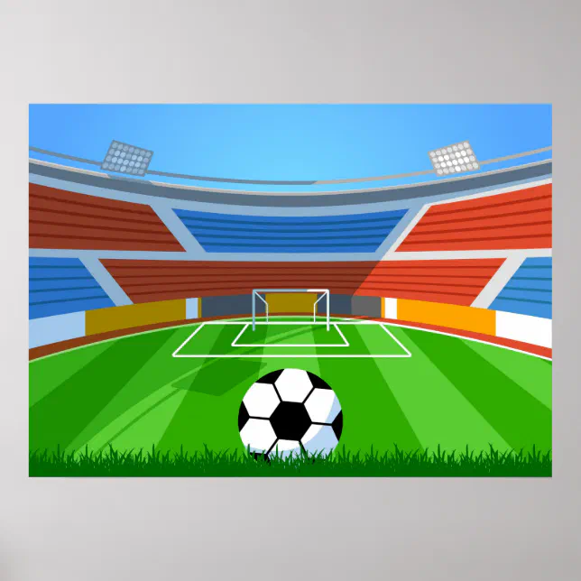 Football Field Poster | Zazzle