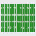 Football Field Wrapping Paper | Zazzle