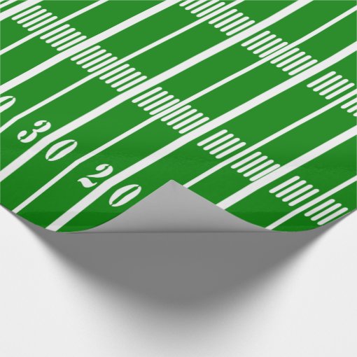 Football Field Wrapping Paper | Zazzle