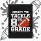 Football First Day 8th Grade Back To School Card | Zazzle