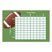 Football Game Board Party Poster | Zazzle