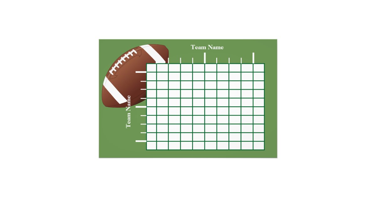 Football Game Board Party Poster | Zazzle