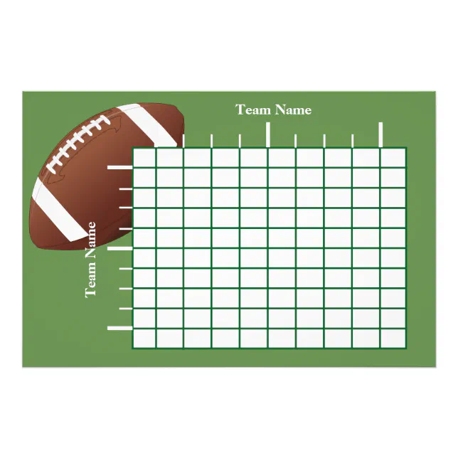 Football Game Board Party Poster | Zazzle