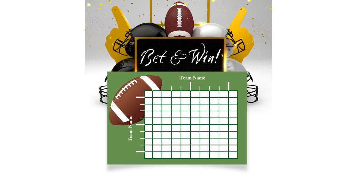 Football Game Board Party Poster | Zazzle