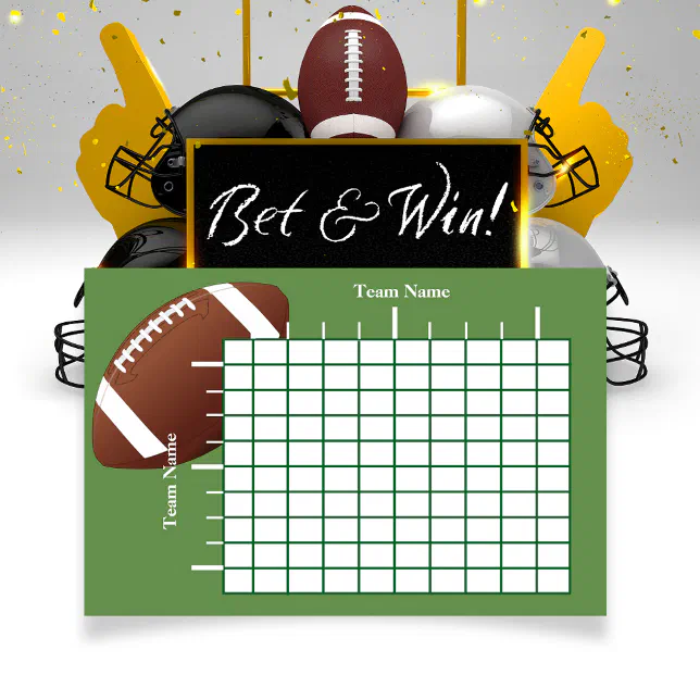 Football Game Board Party Poster | Zazzle