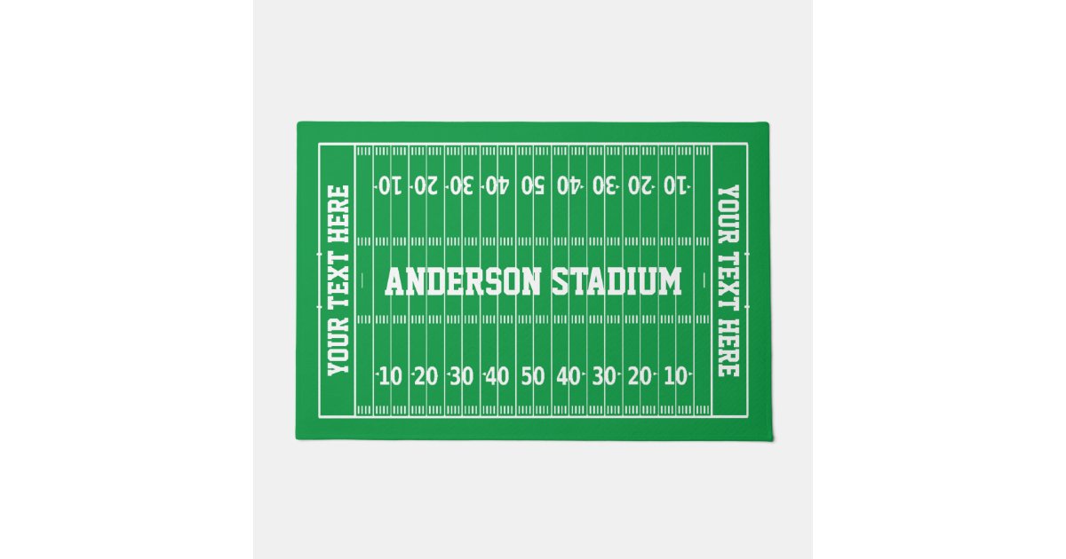 Football Gridiron Doormat | Zazzle