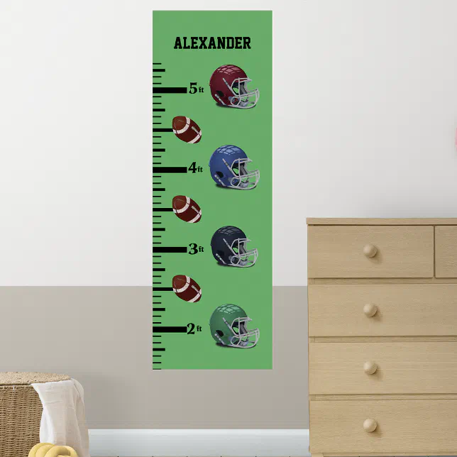 Football Growth Chart | Zazzle