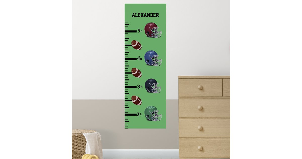 Football Growth Chart | Zazzle
