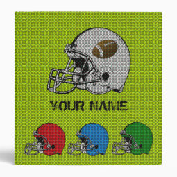 Football Helmet Sport Binder 1 | Zazzle