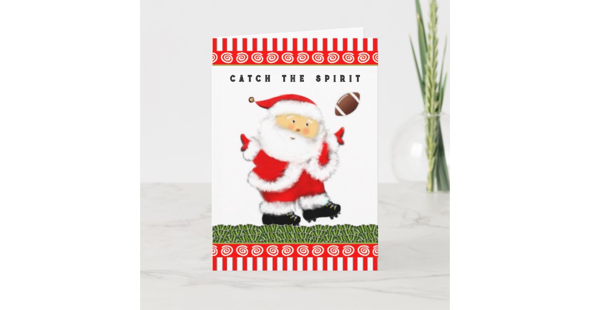 Football Holiday Card | Zazzle