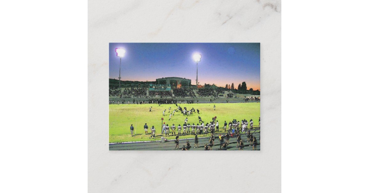 Football Intro Card | Zazzle