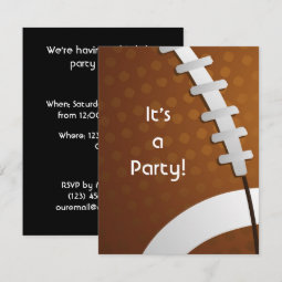 Football Invitation | Zazzle