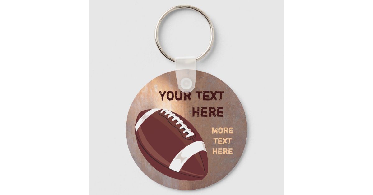 Football Keychain | Zazzle