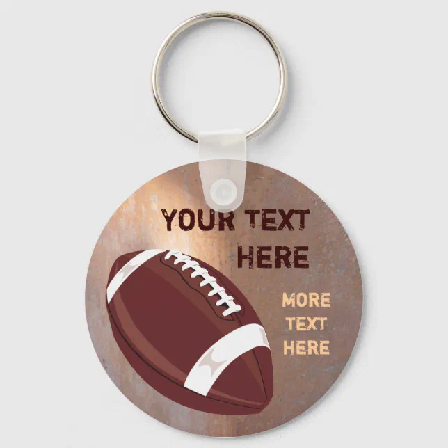 Football Keychain | Zazzle