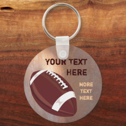 Football Keychain | Zazzle